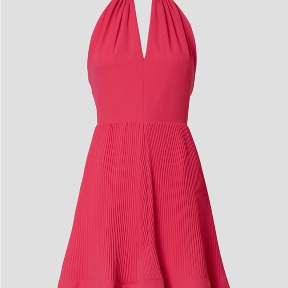 Milly | Dresses | New Milly Libby Pleated Mini Dress Pink Size 4 | Poshmark